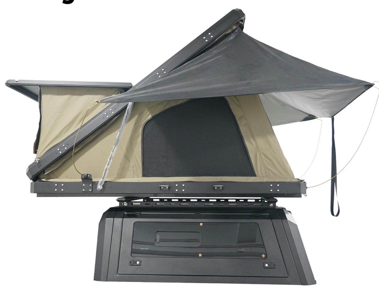 Hard Shell Aluminium Rooftop Tent – Custom Canopy